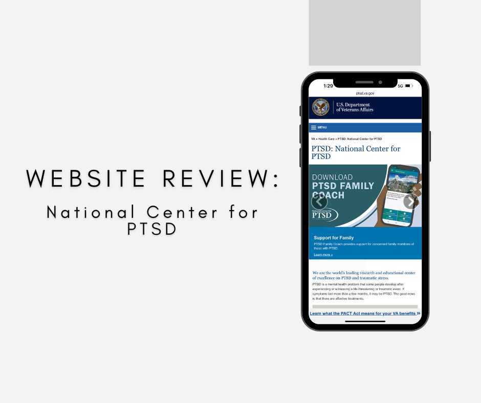 Website Review: National Center for PTSD | Garrett Counseling